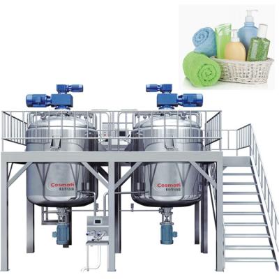 China Liquid Washing Homogenizing Mixing Machine 1000L Steam or Electrical Heating for sale