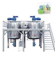 China 1000L Stainless Steel Liquid Soap Shampoo Detergent Agitator Mixer Machine for sale