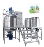 China 300L Electric Liquid Soap Homogenizing Mixer Shampoo Detergent Gel Making Machine for sale