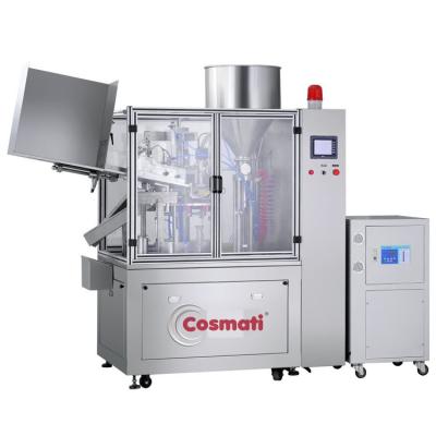 China PE Plastic Tube Filling Sealing Machine for Cosmetics Toothpaste Lotion for sale