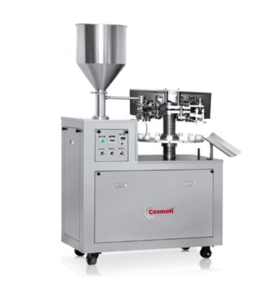 China Aluminum Semi Automatic Tube Filling Sealing Machine for Hair Dye Cosmetic for sale