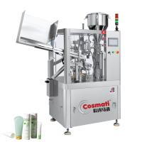 China Hand Cream Face Cleanser Plastic Tube Filling Sealing Machine with Hot Air Gun for sale