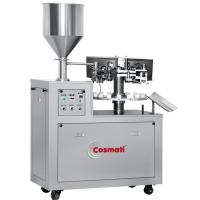 China Cosmetic Lotion Hand Cream Glue Aluminum Tube Filling Crimping Machine for sale