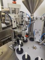 China Plastic Tube Filling Ultrasonic Sealing Machine Semi Automatic for Shampoo for sale