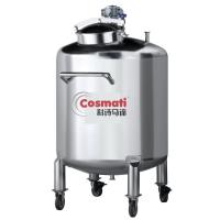 China 316L 304 Stainless Steel Hot Water Sealed Liquid Storage Tank For Cosmetics for sale