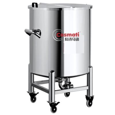 China Portable Stainless Steel Liquid Mixing Tank Cosmetic Storage Tank for sale