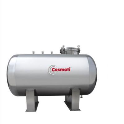 China Industrial Customizable Stainless Steel Horizontal Storage Tank Chemical Pharmaceutical Food Processing for sale
