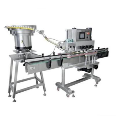 China Automatic Screw Lid Vial Capping Machine for Essential Oil Dropper Bottle Cap Tightening for sale