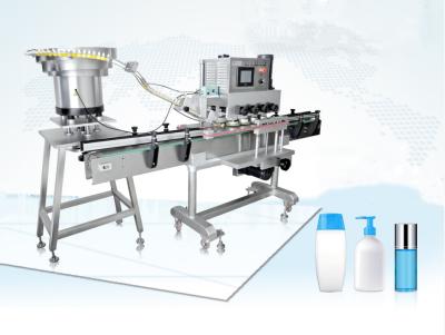China Full automatic capping machine with cap feeder for sale