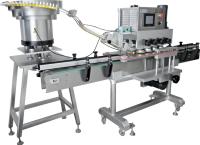 China Full automatic capping machine with cap feeder for sale
