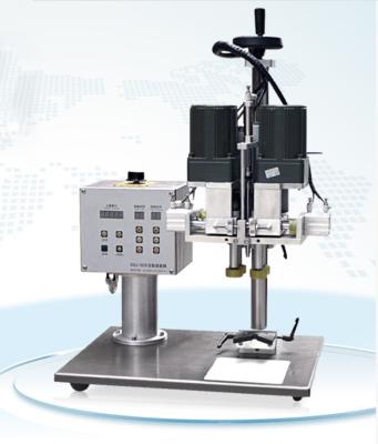 China Desktop Large Caliber Small Plastic Bottle Capping Machine Semi Automatic for sale