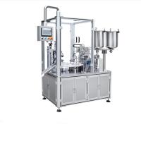 China PLC Control Semi Auto Rotary Type mascara lipgloss filling machine for sale