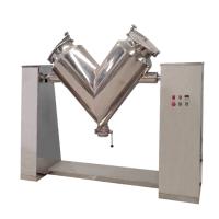 China Stainless Steel Cylinder V Type Granule Mixer Chemical Powder Mixing Equipment for sale