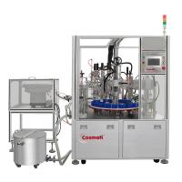 China Automatic liquid hand sanitizer alcohol gel bottle filling capping machine for sale