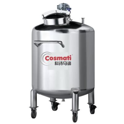 China Sanitary 304 Stainless Steel Seal Chemical Storage Tank For Liquid Food Beverage for sale