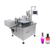 China 100ml small volume perfume bottle filling and capping machine for sale
