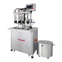 China 100ml small volume perfume bottle filling and capping machine for sale