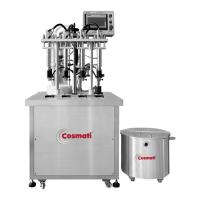 China Automatic Pneumatic Perfume Filling Machine 4 Head Custom Logo for sale