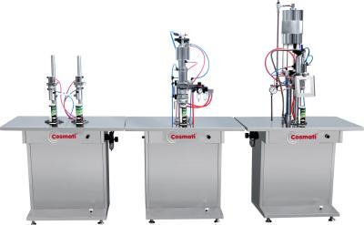 China Small aerosol liquid bottle filling machine spray filling machine for sale