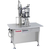 China Semi automatic aerosol gas Air freshener filling body spray cans filling machines for sale