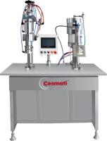 China Semi Automatic Manual Aerosol Filling Machine for Air Freshener Body Spray Can for sale