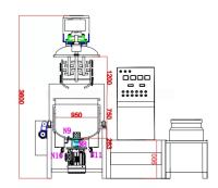 China Cosmetics Chemical Liquid Soap Making Machine Mixing Equipment Hydraulic System for sale