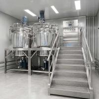 China Fruit Juice Stainless Steel Mixing Tank Beverage Shampoo Blending Tank 1000L for sale