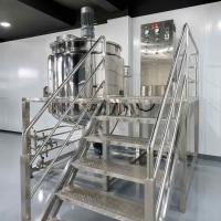 China Chemical Blending Tank 3000L 304 Stainless Steel Custom Heating Homogenizer for sale