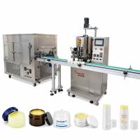 China Automatic Deodorant Stick Filling Machine Hot Balm Sunblock Conveyor Freezer for sale