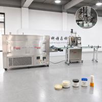 China Automatic Deodorant Stick Filling Machine Hot Balm Sunblock Conveyor Freezer for sale
