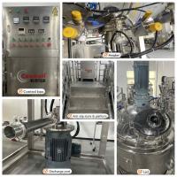 China 500L Vacuum Emulsifying Mixer Homogenizer Cosmetic Cream Making Machine for sale