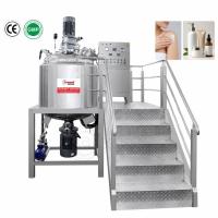 China 500L Vacuum Emulsifying Mixer Homogenizer Cosmetic Cream Making Machine for sale