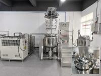 China 50-200L Vacuum Emulsifying Mixer Hair Mask Conditioner Cosmetic Cream Machine for sale