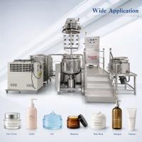 China 50-200L Vacuum Emulsifying Mixer Hair Mask Conditioner Cosmetic Cream Machine for sale