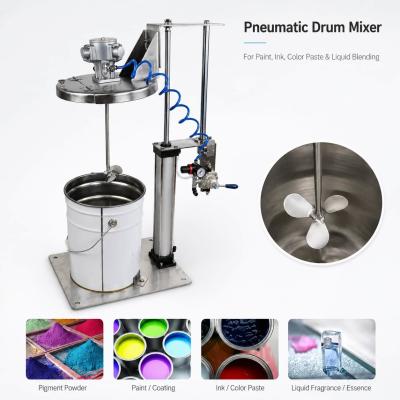 China Lab Type Liquid Mixer Perfume Paint Explosion Proof Pneumatic Stirrer for sale