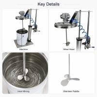 China Lab Type Liquid Mixer Perfume Paint Explosion Proof Pneumatic Stirrer for sale
