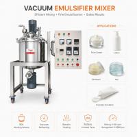 China Vacuum Emulsifier Mixer 5-5000L Paste Cream Homogenizer Mixing Tank for sale