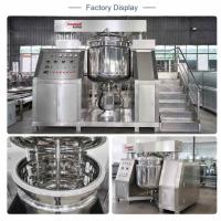 China Vacuum Homogenizing Emulsifier Mixer Cream Gel Facial Cleanser Chemical Reactor for sale