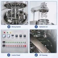 China Vacuum Homogenizing Emulsifier Mixer Cream Gel Facial Cleanser Chemical Reactor for sale