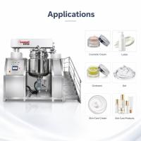 China Vacuum Homogenizing Emulsifier Mixer Cream Gel Facial Cleanser Chemical Reactor for sale