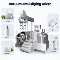 China 50-200L Vacuum Homogenizing Emulsifier Mixer Cosmetic Cream Lotion Machine for sale