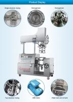 China 100L Electric Shampoo Mixing Tank Circular Cosmetic Agitator Mixer Equipment for sale