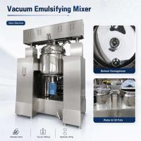 China 100L Electric Shampoo Mixing Tank Circular Cosmetic Agitator Mixer Equipment for sale