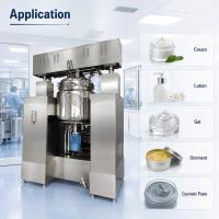 China 100L Electric Shampoo Mixing Tank Circular Cosmetic Agitator Mixer Equipment for sale
