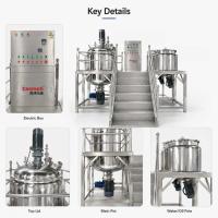 China 500L Industrial Fixed Vacuum Emulsifier Mixer High Shear Homogenizing Machine for sale