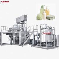 China Vacuum Ointment Mixing Machine Cosmetic Cream Lotion Emulsifying Production Line for sale