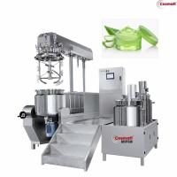 China Cosmetic Cream Making Machine Heating Cooling Lotion Serum Vacuum Emulsifier for sale