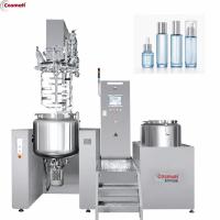 China Vacuum Cream Making Tank Mixer Cosmetic Lotion Emulsifier Mixing Machine for sale