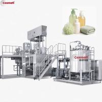China Cosmetic Cream Homogenizer Vacuum Emulsifying Mixer Custom Skincare Machine for sale