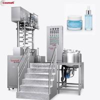 China Cosmetic Cream Homogenizer Vacuum Emulsifying Mixer Custom Skincare Machine for sale